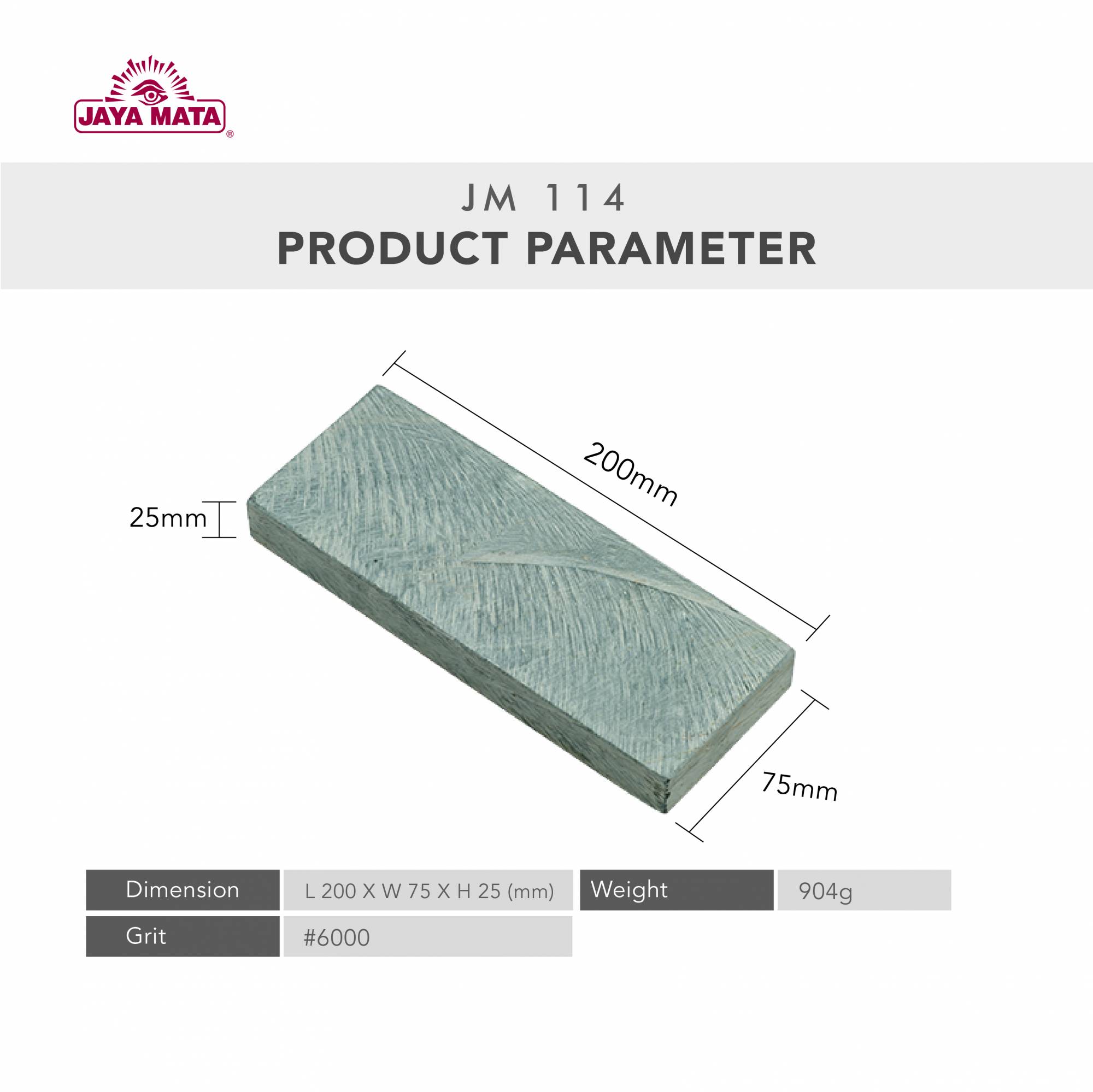 JM114 6000 Natural Whet Sharpening Stone